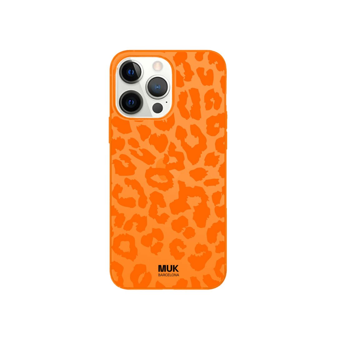 Cheetah Phone Case - Fluor Orange